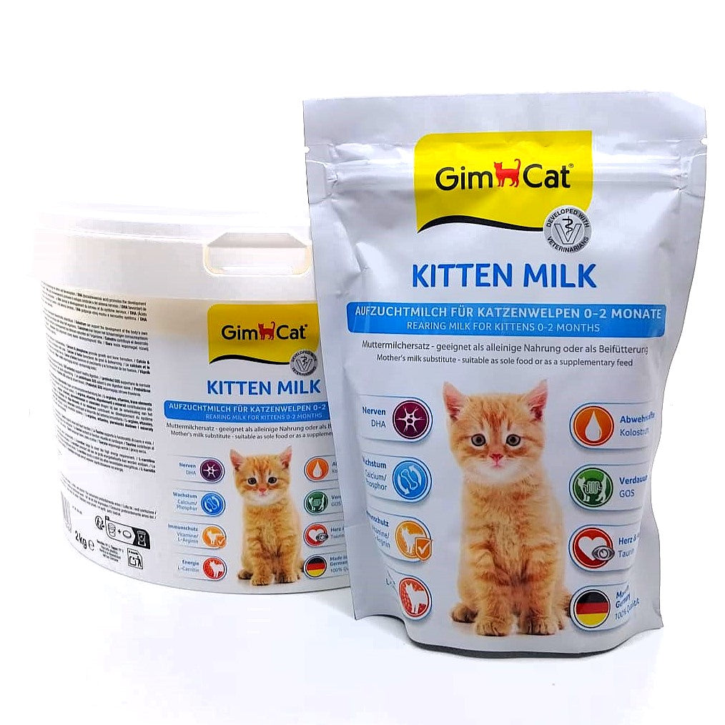 GimCat Cat-Milk plus Taurin Muttermilchersatz Katzenmilch Gimpet Kitte