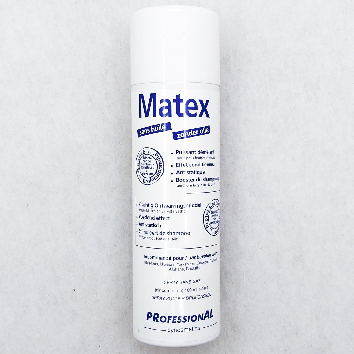 Matex Condibrush Finishing-Spray, Groomingspray, Entfilzungsspray, Käm – Welkas-Shop