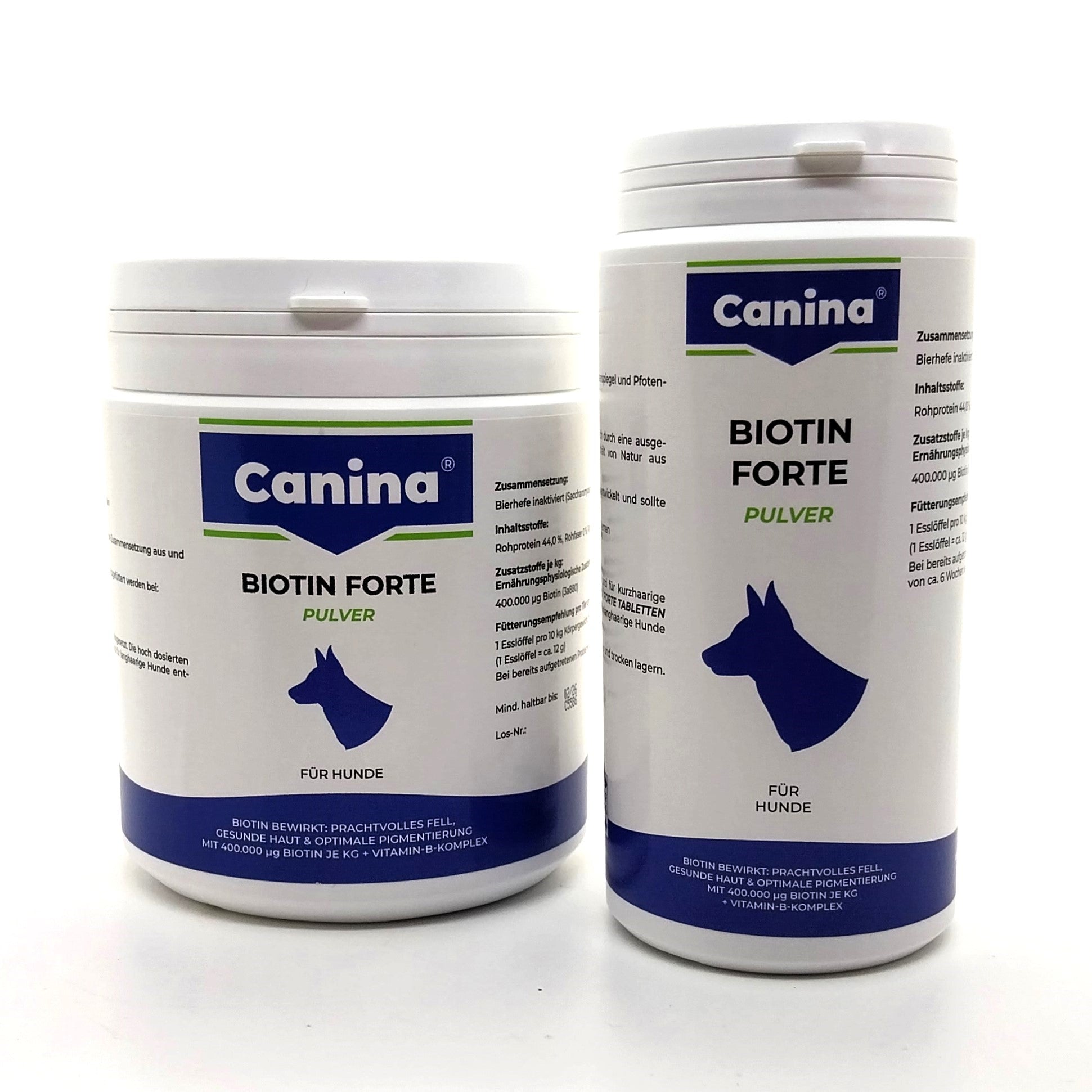 Canina Biotin Forte Pulver, Ergänzungsfuttermittel Hunde, zur Verbesse ...